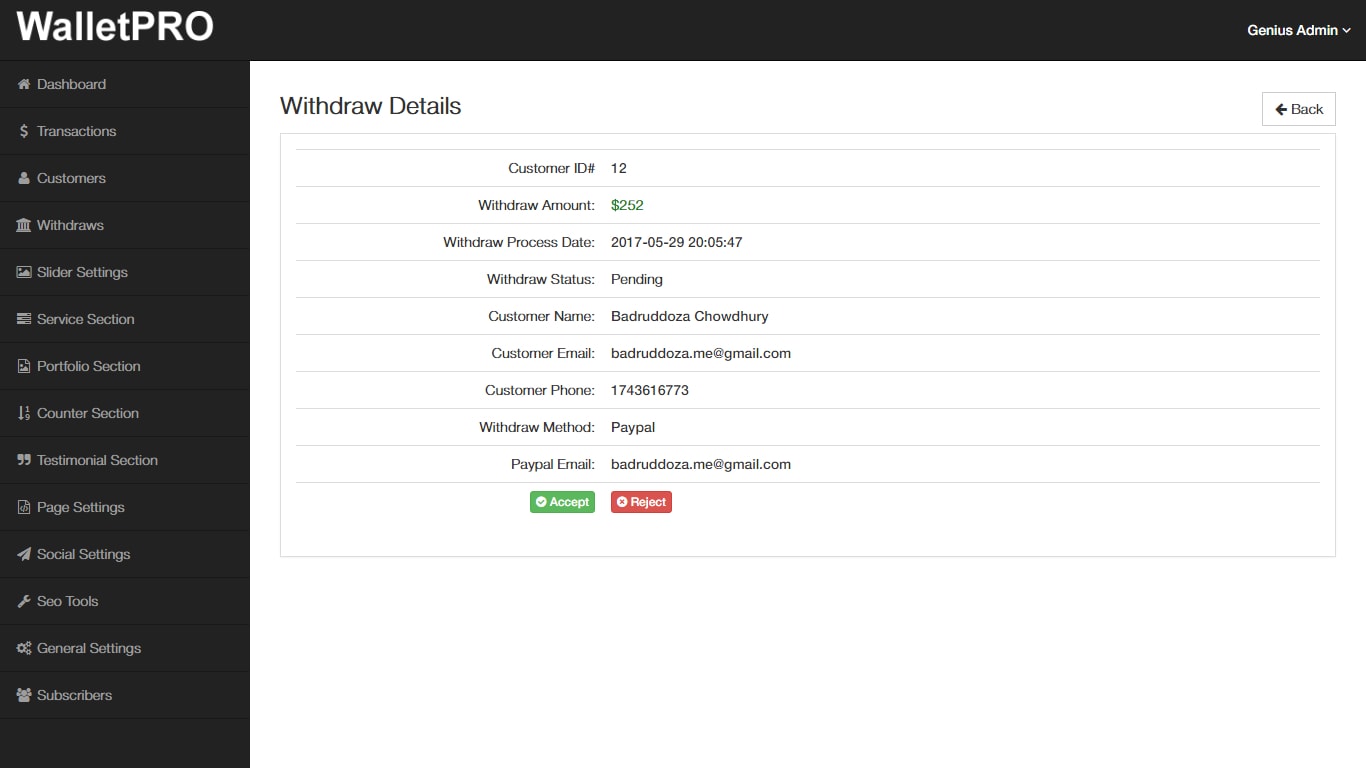 Walletpro Dynamic Payment Gateway By Geniusocean Codecanyon